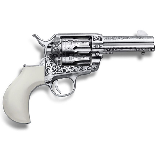 Huckleberry Laser Engraved 3.50" 6 Round 45 Colt Revolver | The Real Grit