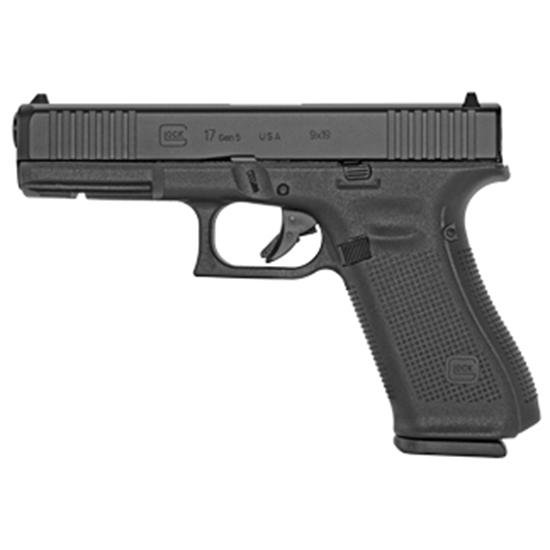 G17 Gen5 4.49" 17 Round 9mm Pistol - Black | The Real Grit