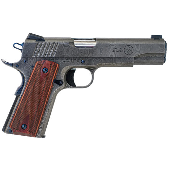 1911 Damascus 5" 7 Round 45 ACP Pistol | The Real Grit