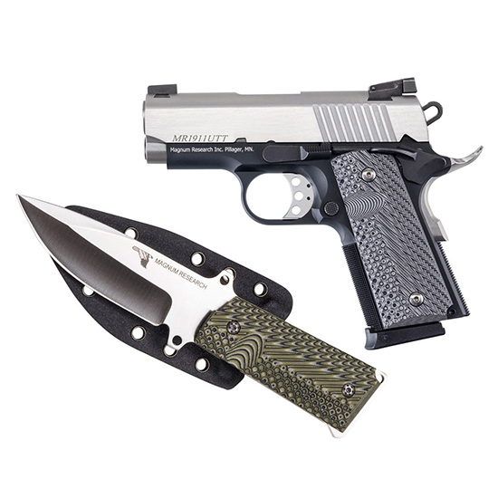 Desert Eagle 1911U 3" 6 Round 45 ACP Pistol with Knife - Two Tone | The ...