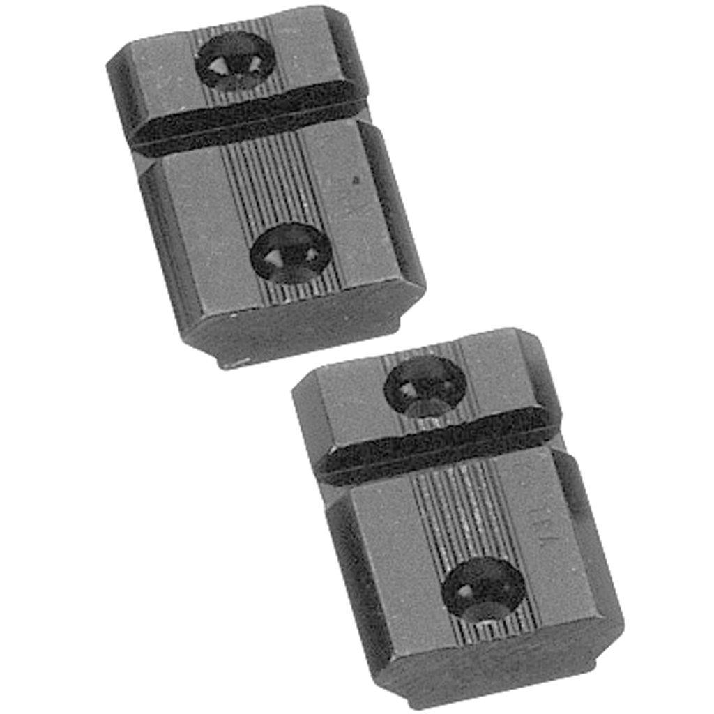 2-Piece Rifle Base - Black - Lightning/Buckhunter | The Real Grit