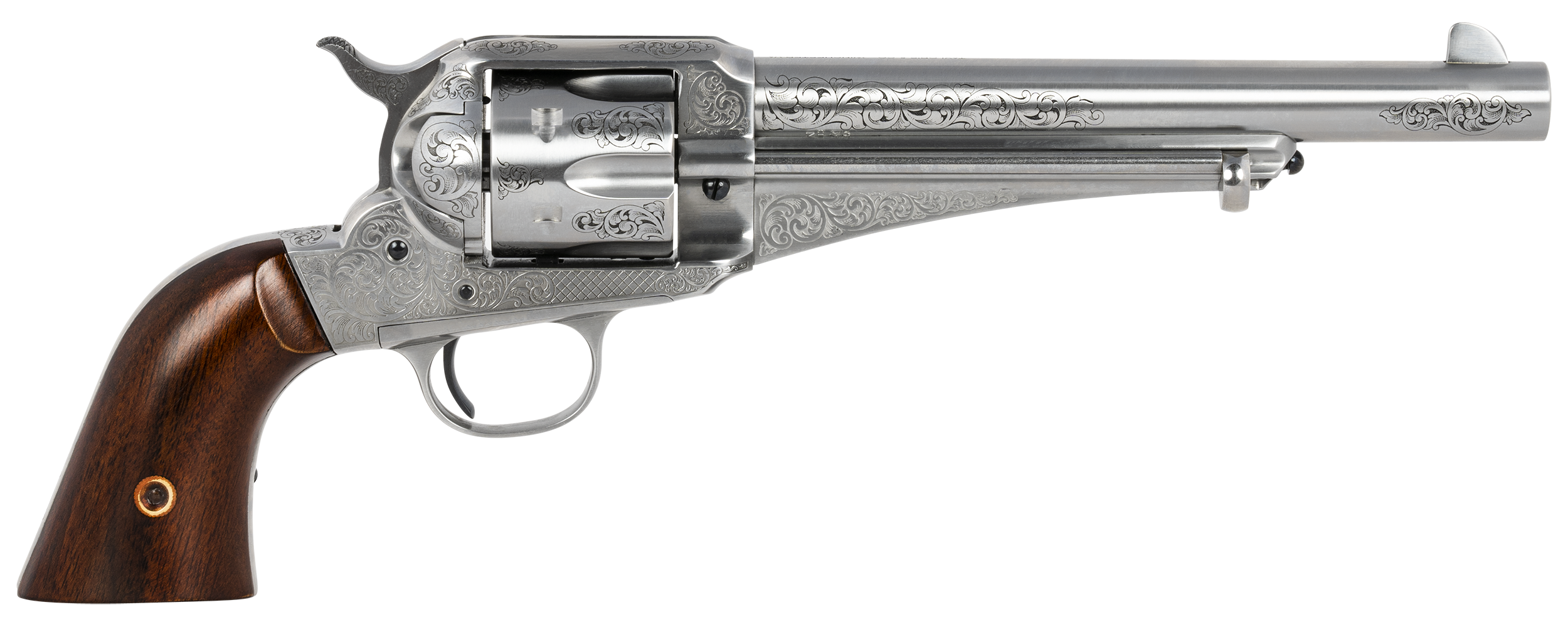 1875 Army Outlaw Engraved 7.50" 6 Round 45 Colt Revolver | The Real Grit