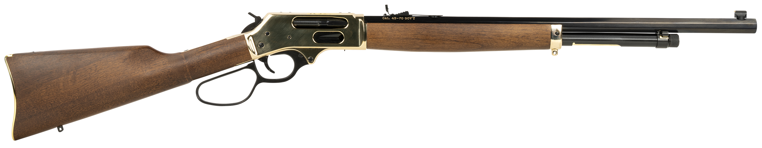 Brass Side Gate 22" 4 Round 45-70 Government Lever Action Rifle | The ...
