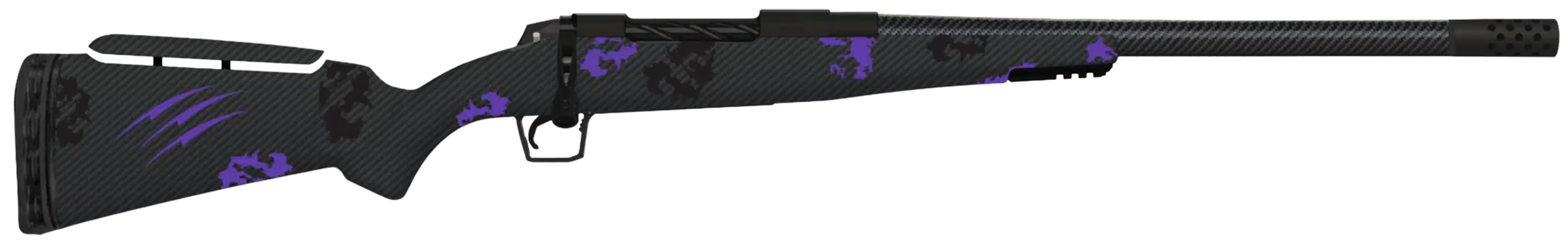 Mini Rogue 20" 4 Round 308 Winchester Bolt Action Rifle - Purple Camo ...