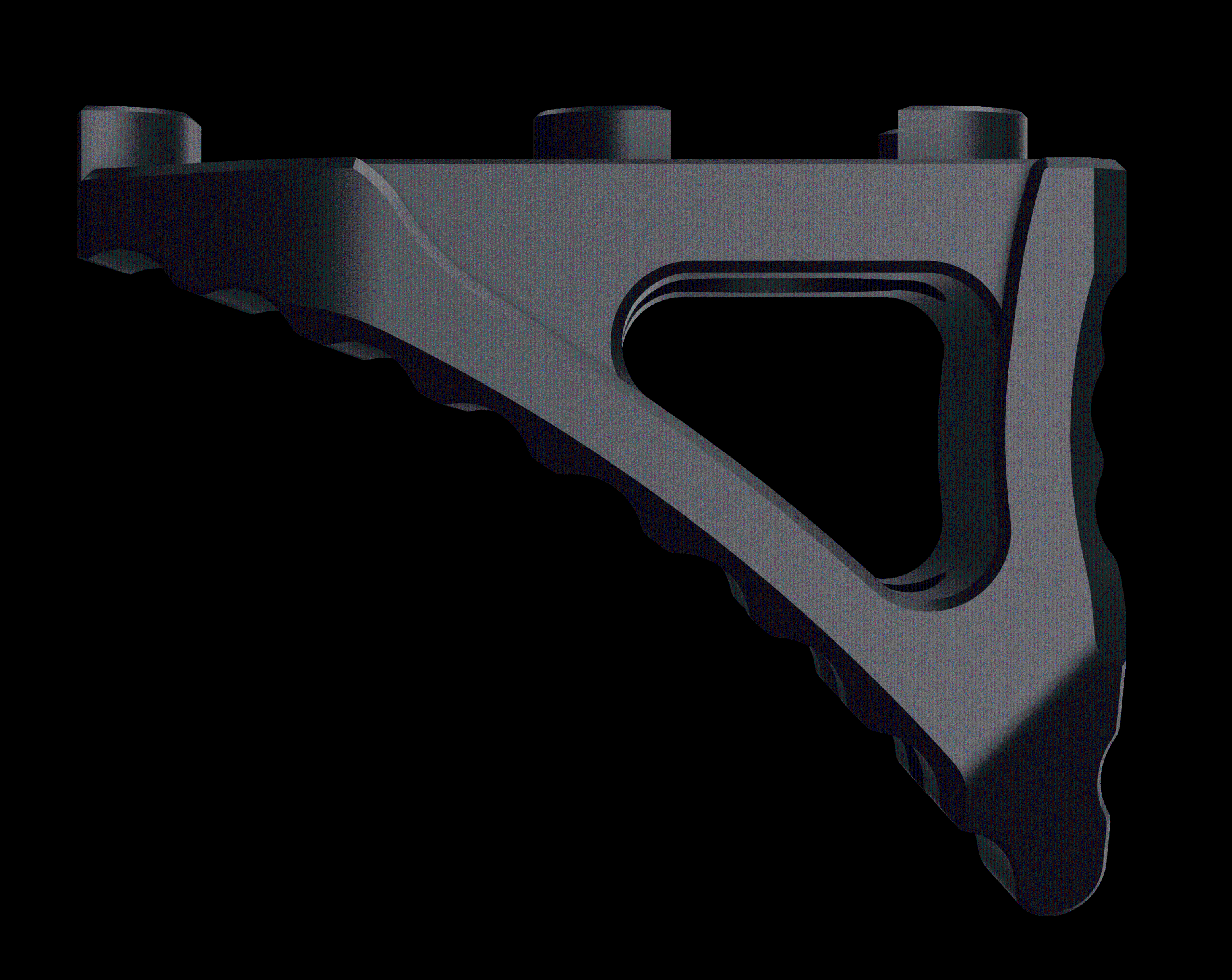 Micro M LOK Mount Handstop - Black | The Real Grit