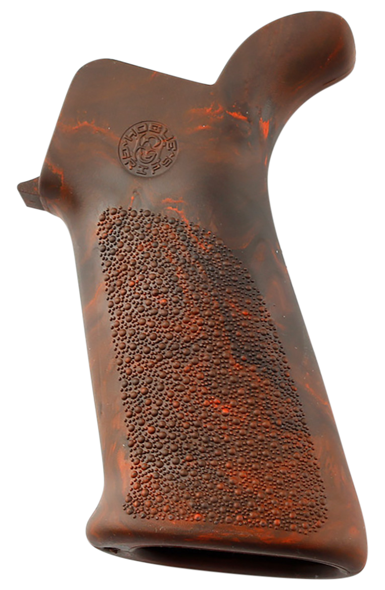 OverMolded Cobblestone Textured Beavertail Gun Grip for AR-15/M16 - Red ...