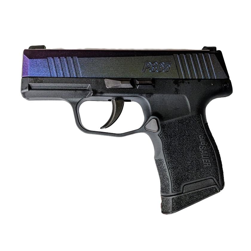 Custom P365 Mongoose Purple 3.1" 10 Round 9mm Pistol | The Real Grit
