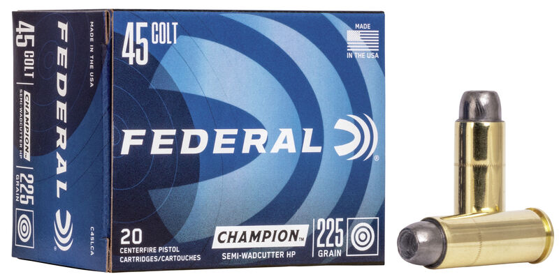 Champion Training Semi-Wadcutter Hollow Point 225 gr 45 Colt Handgun ...