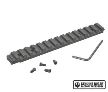 6" Long Aluminum Picatinny Rail for Ruger American Rifle - Black ...