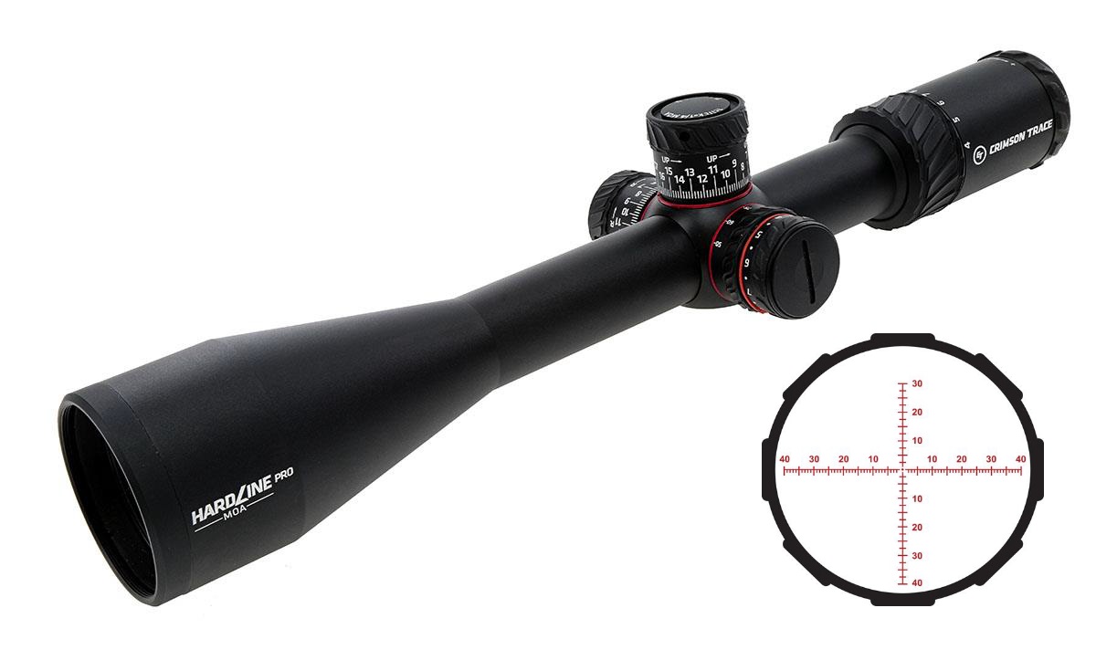 Hardline Pro 4-16x 50mm Rifle Scope - Black - Illuminated CT Custom MR1 ...