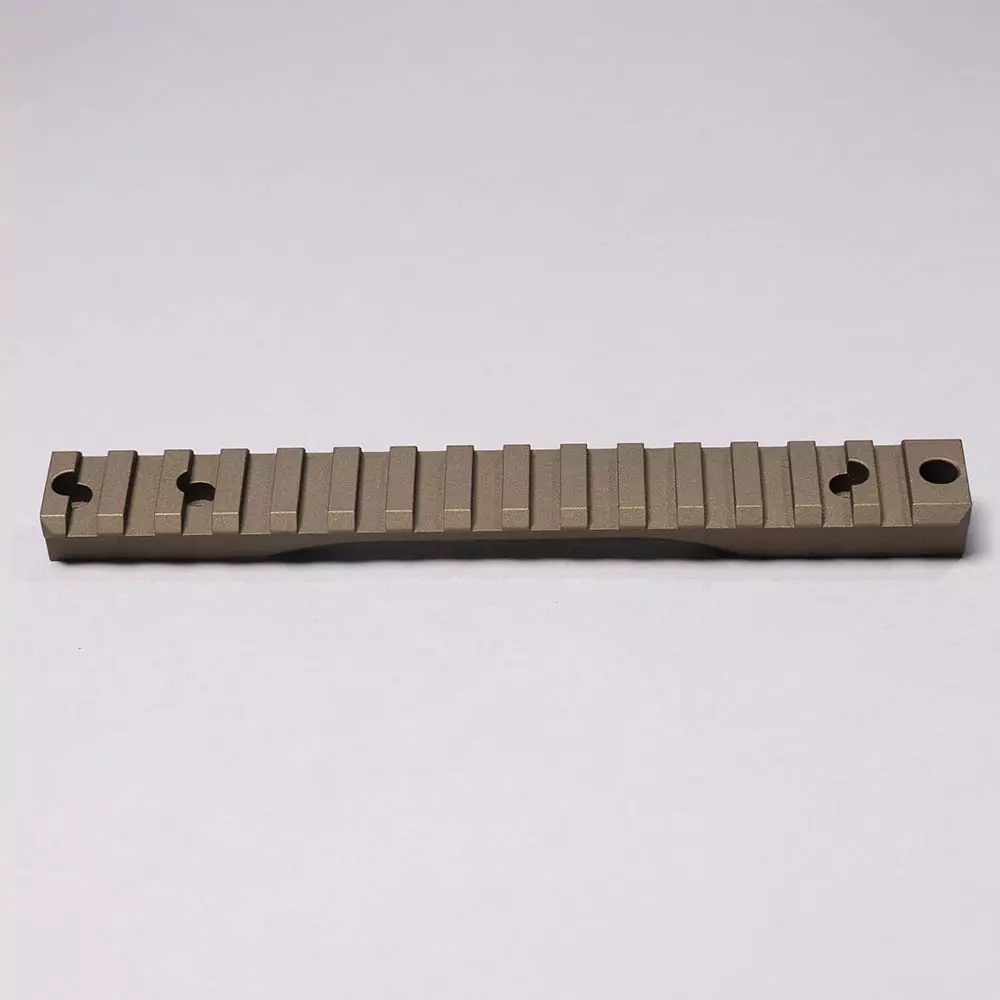 1 Piece 0 MOA Long-Action Rifle Base for Remington 700 - Burnt Bronze ...