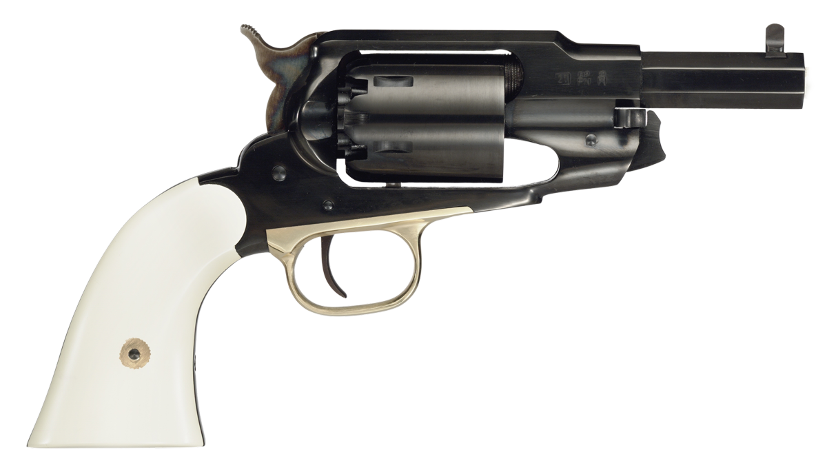 Ace 3" 6 Round 44 Cal Revolver - Blued/White | The Real Grit