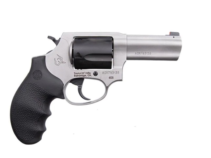 605 3" 5 Round 357 Magnum / 38 Special Revolver - Black/SS | The Real Grit