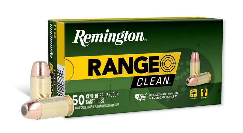 Range Clean Flat Nose Enclosed Base 230 gr 45 ACP Handgun Ammo - 50 ...
