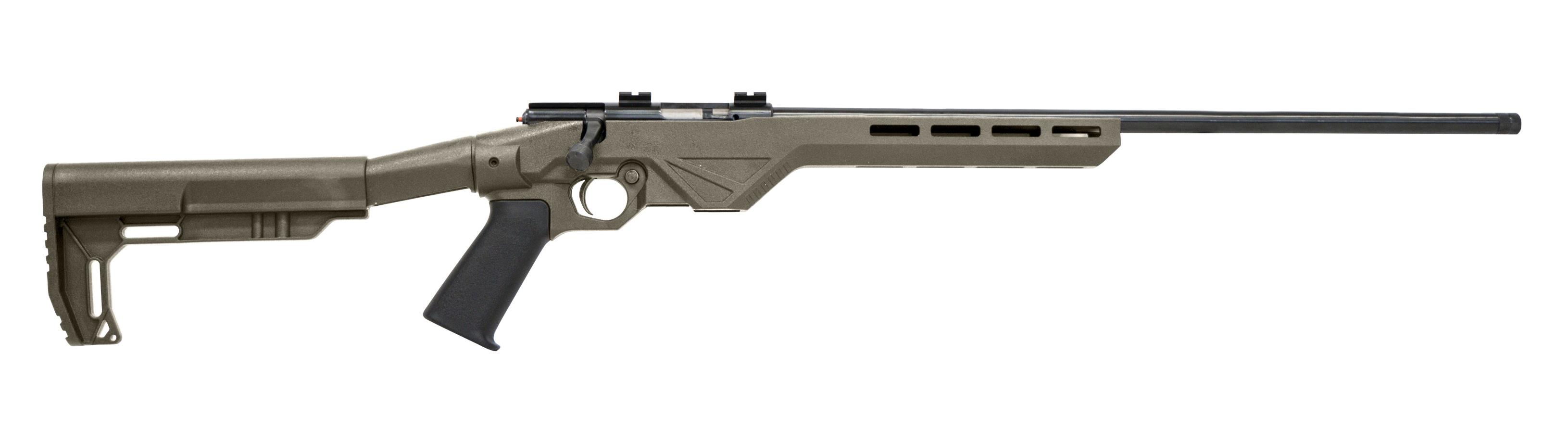TRAKR 21" 5 Round 17 HMR Bolt Action Rifle - OD Green | The Real Grit