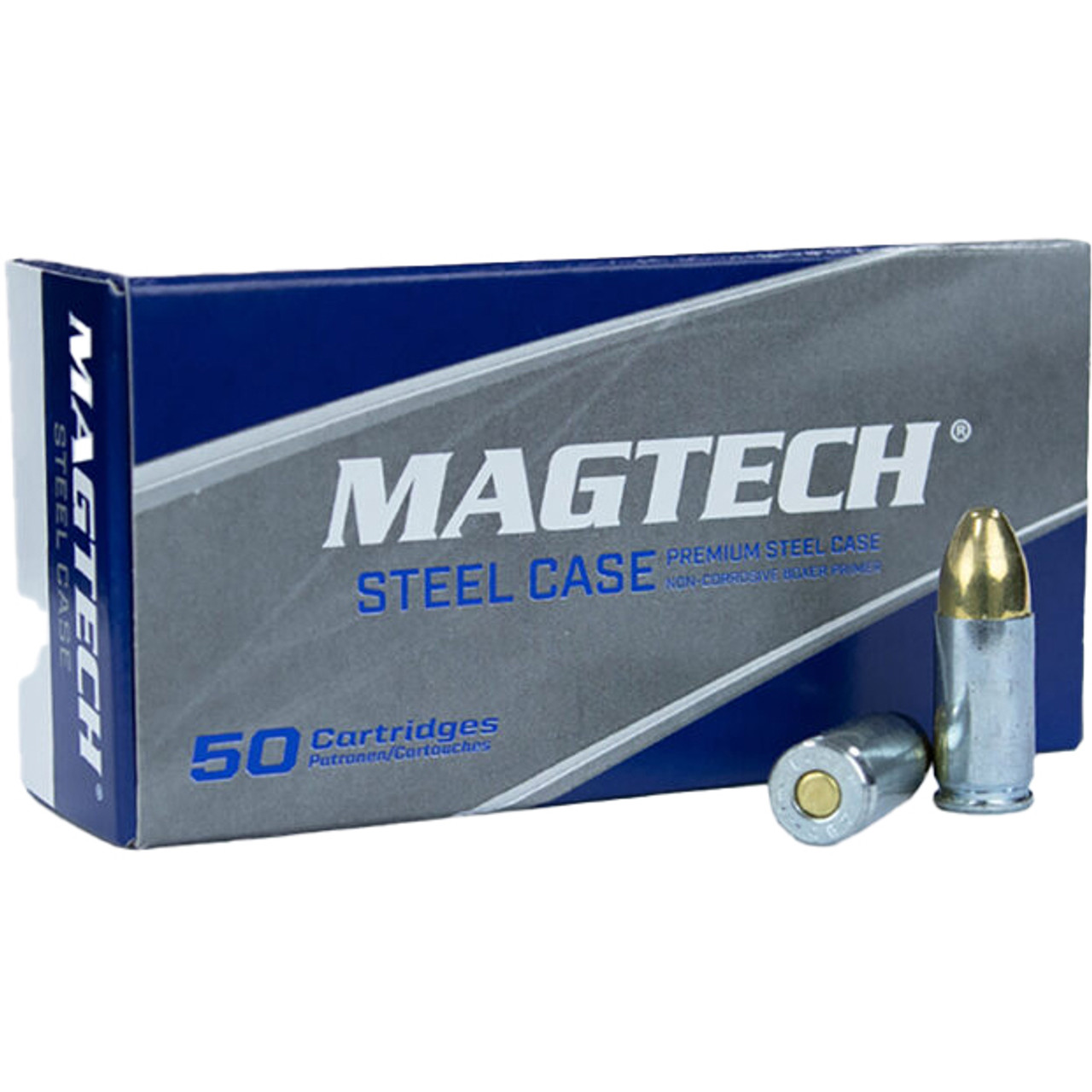 9AS Full Metal Jacket 115 gr 9mm Handgun Ammo - 50 Round Box | The Real ...