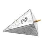 Assorted Pyramid Sinker Mold - Silver | The Real Grit
