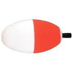 Foam 2 1/2" Oval Peg Float - 100 Pack - Red/White | The Real Grit