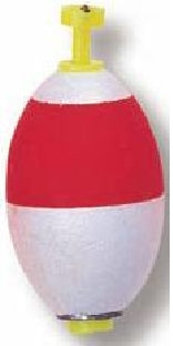 Snap On Oval 2 1/2" Weighted Float - 50 Pack - Red | The Real Grit