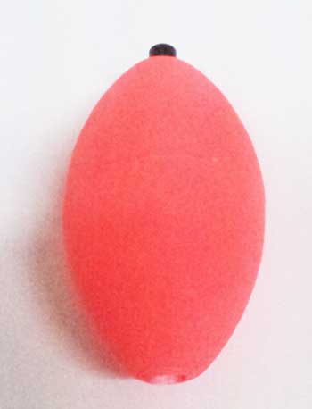 Oval Peg 2 1/2" Foam Float - 100 Pack - Red | The Real Grit