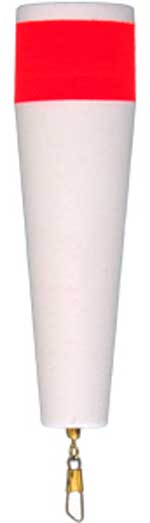 Pop-N-Bob 5" Weighted Weighted Float - 12 Pack - Red/White | The Real Grit