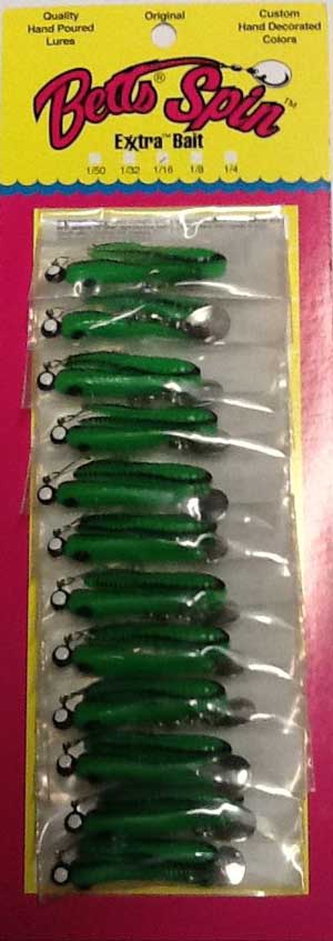 Spin 1/50 Ounce Split Tail Lure - 12 Pack - Catalpa/Black Stripe | The ...