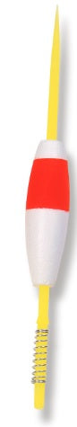 Spring Stick 1" Unweighted Pear Slip Float - 50 Pack - Red/White | The ...