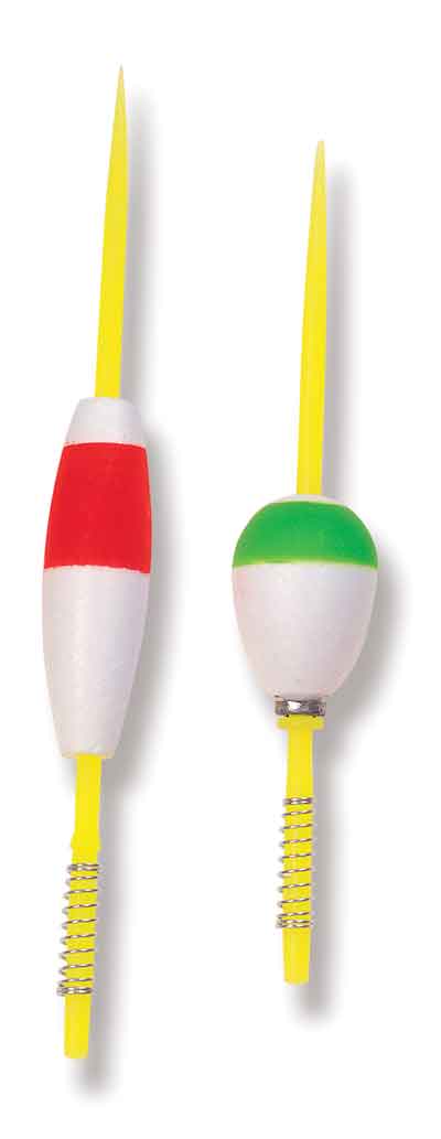 Spring Stick 3" Unweighted Cigar Spring Float - 50 Pack - Red/White ...
