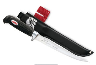 Soft Grip 7 Inch Fillet Knife with Sharpener and Sheath | The Real Grit