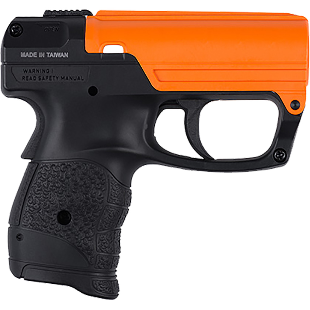 Aim and Fire Pistol Grip Pepper Gel - Black & Orange | The Real Grit