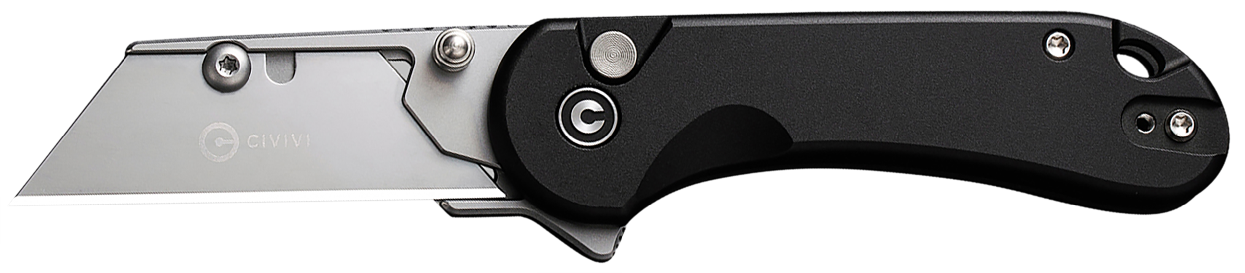 Elementum All Purpose Plain Folding Utility Knife - Black | The Real Grit