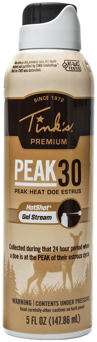 Peak30 Hot Shot Deer Doe In Estrus Scent Gel 5 oz Gel Stream | The Real ...