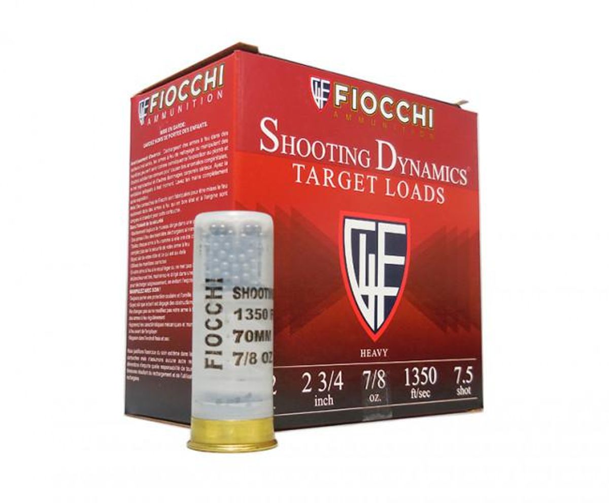 Shooting Dynamics Target Load #7.5 1-1/8 oz 1250 fps 12 Gauge Shotgun ...