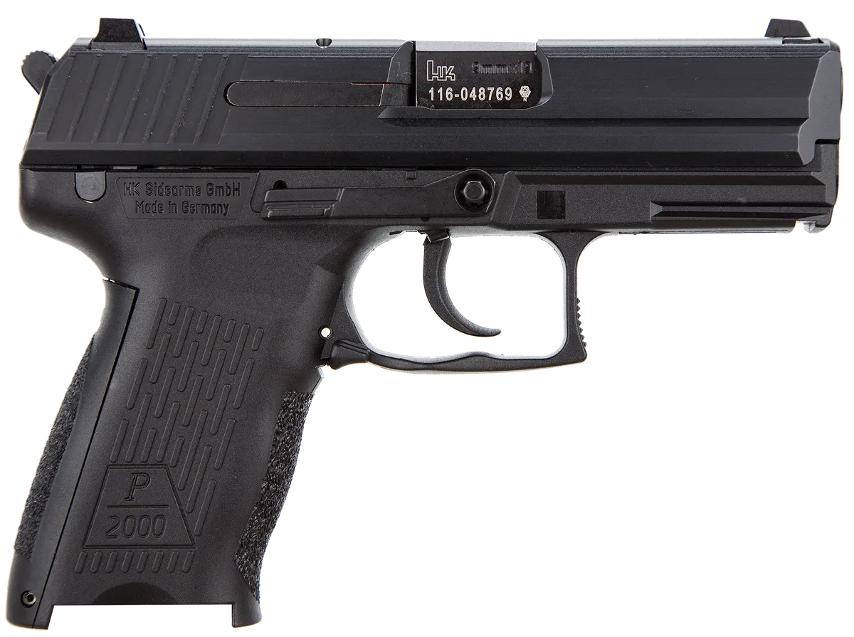 P2000 V2 LEM 3.66" 13 Round 9mm Luger Pistol with Night Sights - Black ...
