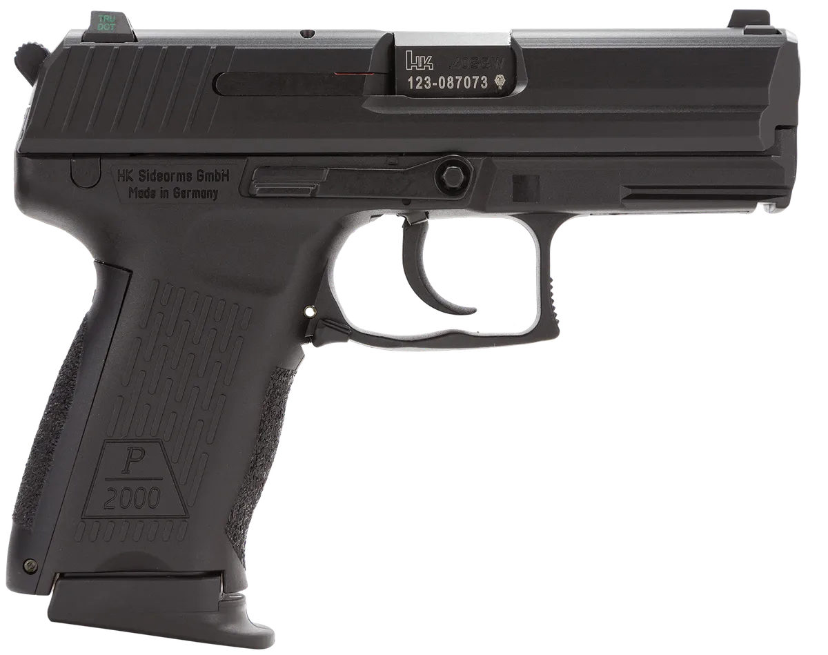 P2000 V2 LEM 3.66" 13 Round 9mm Luger Pistol with Night Sights - Black ...