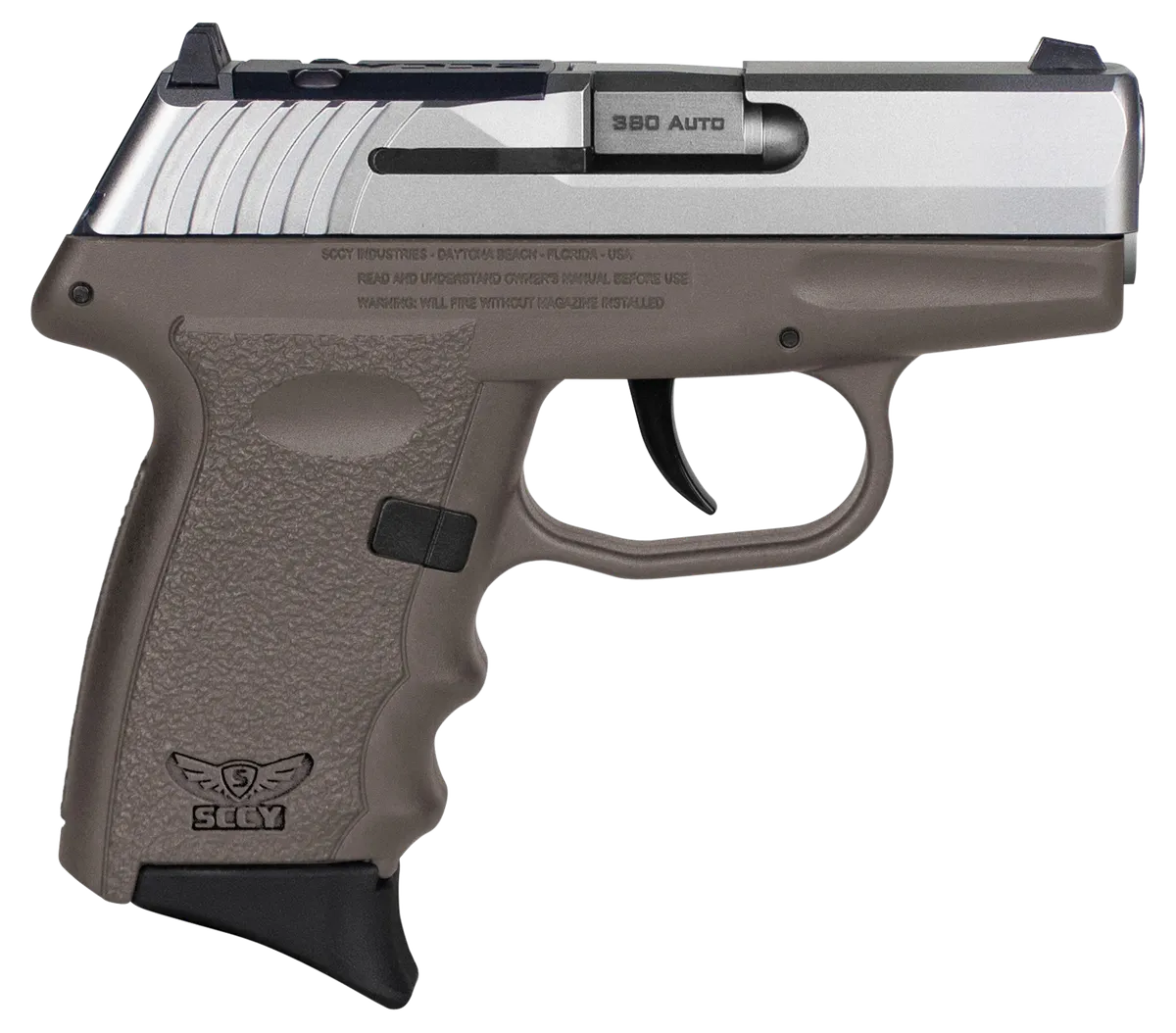 CPX-3 RD 2.96" 10 Round 380 ACP Pistol - Flat Dark Earth/Stainless ...