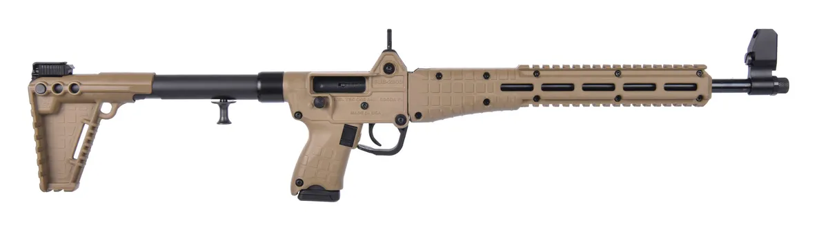 SUB-2000 Glock 16.25" 13 Round 40 S&W Semi Auto Rifle - Tan | The Real Grit